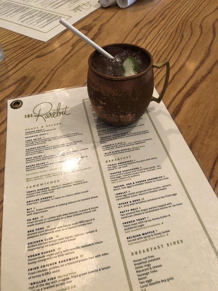 Menu at The Rarebit pub & bar, Charleston