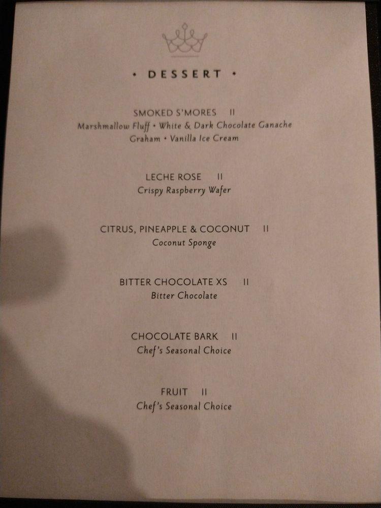 Menu at The Silver King Ocean Brasserie restaurant, Fort Myers