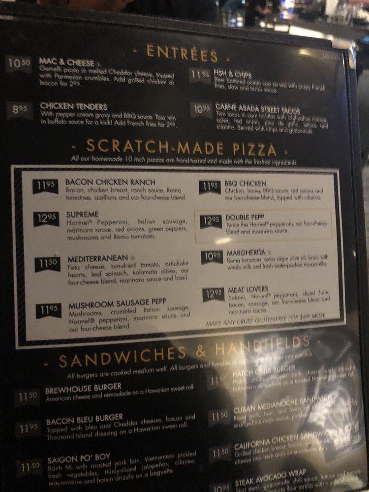 Menu at Flix Brewhouse pub & bar, Albuquerque