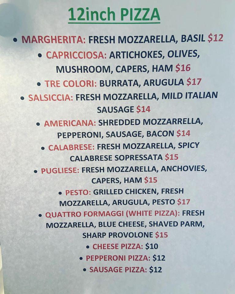 Menu at Romano Mercato Italiano restaurant, Henderson, Via Firenze #110