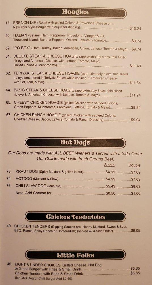 Menu at TJ's Deli & Grill restaurant, Winston-Salem, 5017 Country Club Rd