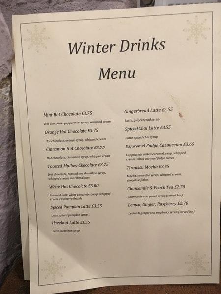 Menu at The Fields Kitchen restaurant, London, 295 Northfield Ave