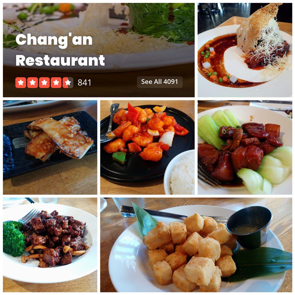 Menu at Chang'an Restaurant, San Gabriel