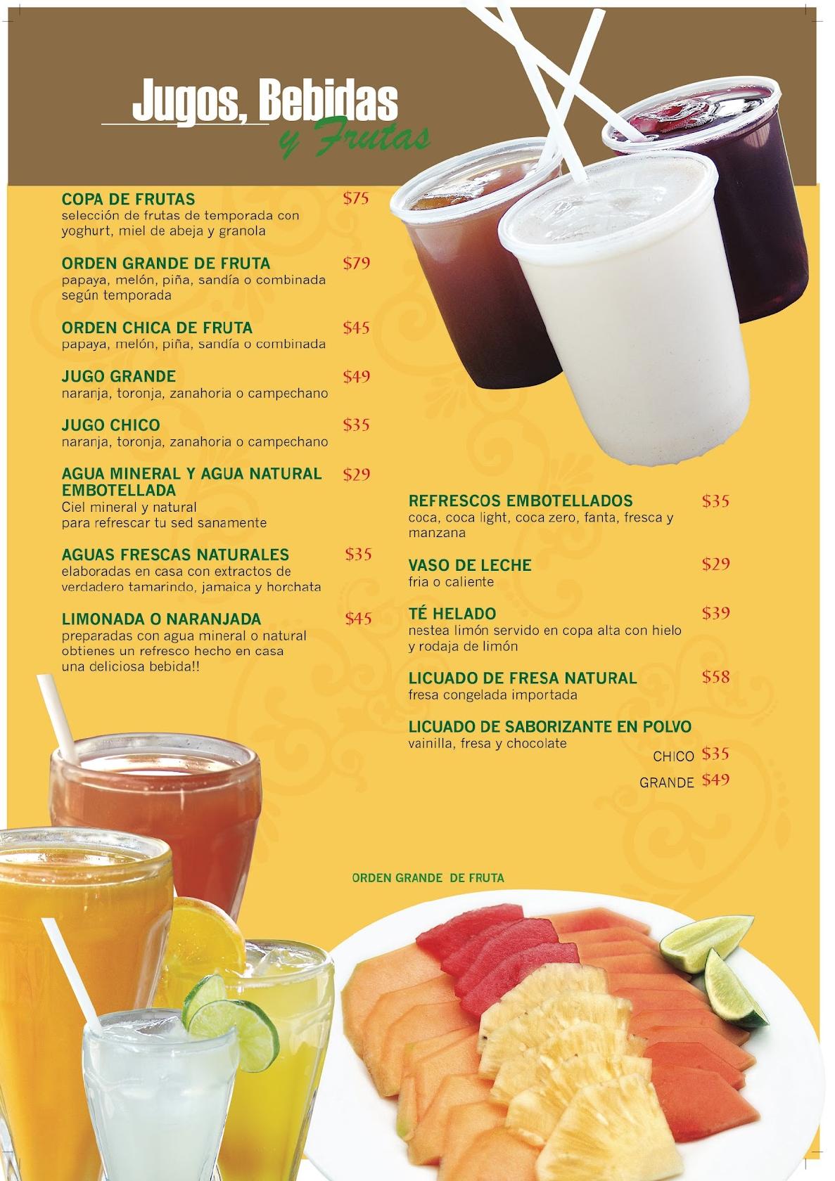 Carta del restaurante Churros El Dorado, Ciudad del México, Calz. del ...