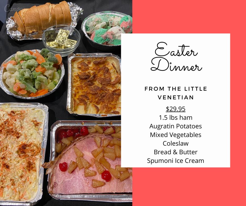 Menu at Little Venetian steakhouse, Little Canada, Rice St Suite 240
