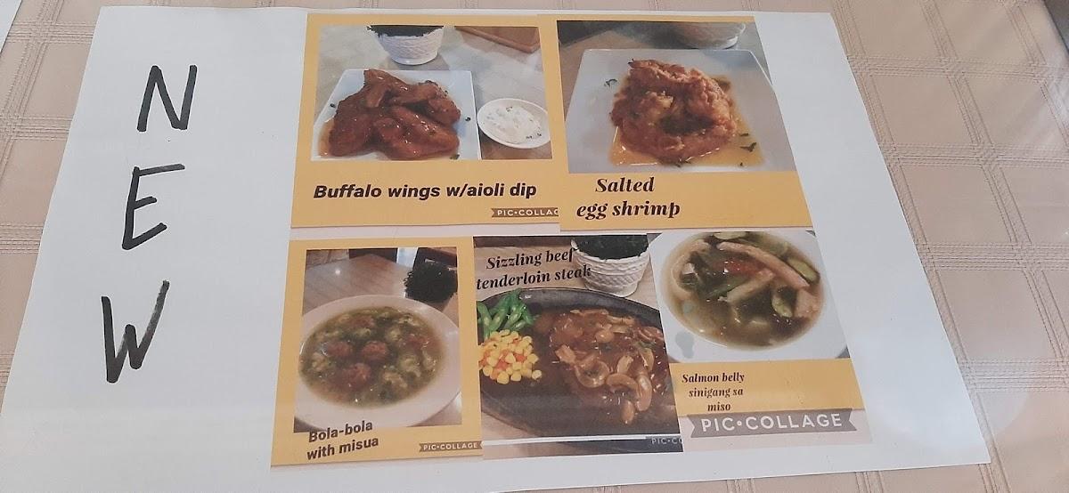 Menu at Carvajal Restaurant, Santa Rosa, 209 National Highway