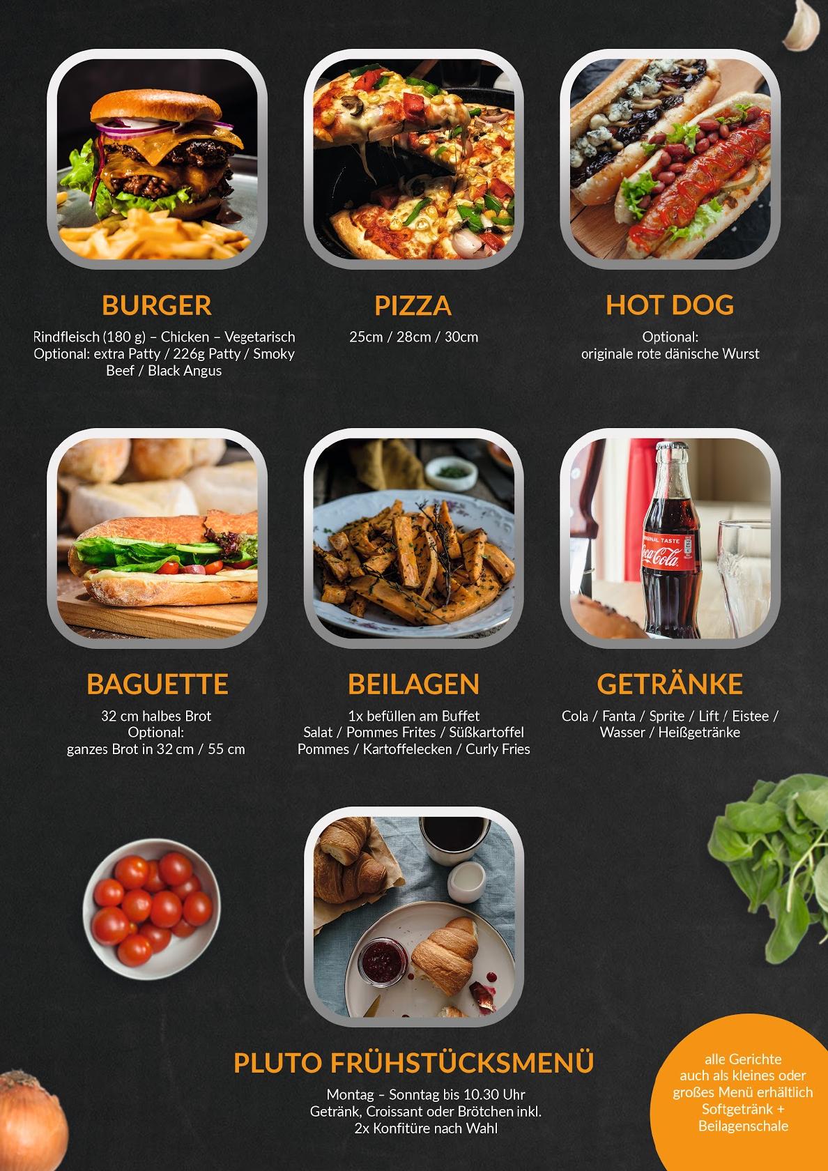 Menu at Pluto Schleswig • PIMP YOUR DAY pub & bar, Schleswig