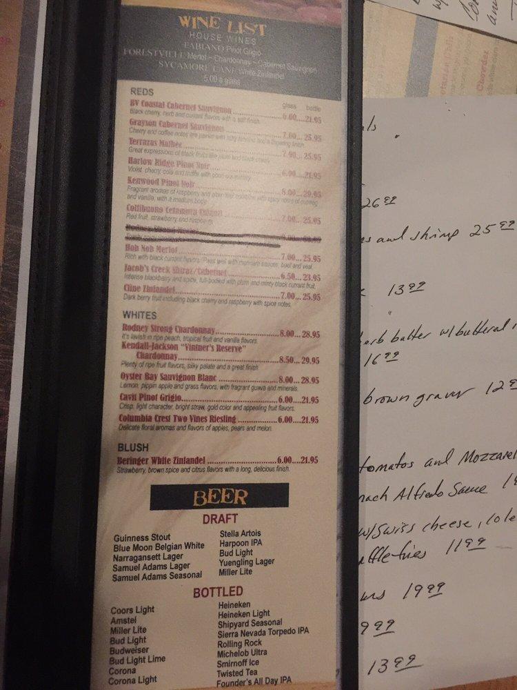 Menu at Red Bridge Tavern pub & bar, East Providence