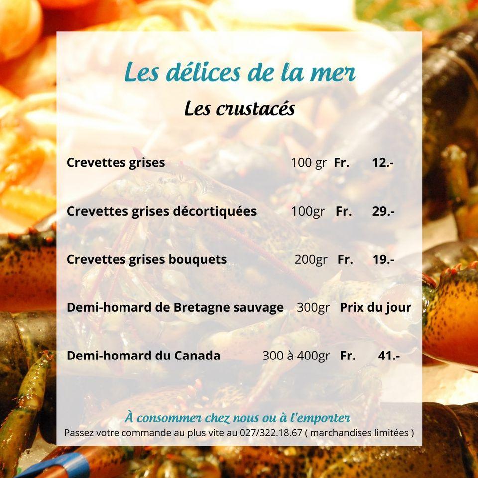 Menu au Restaurant Au Cheval Blanc, Sion, Rue du Grand Pont 23