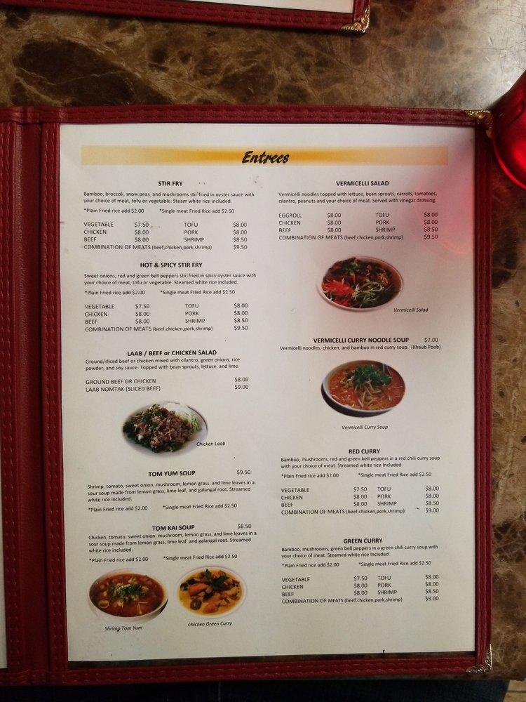 Menu at Egg Roll Plus restaurant, Eau Claire