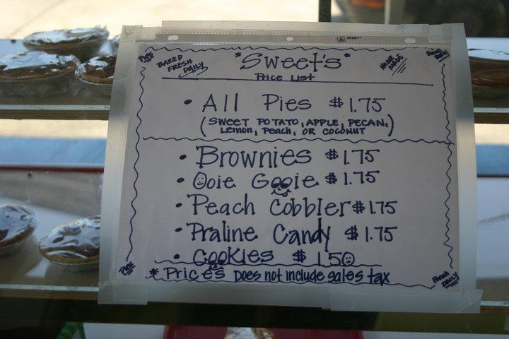 Menu at THE REAL PIE MAN restaurant, Gretna
