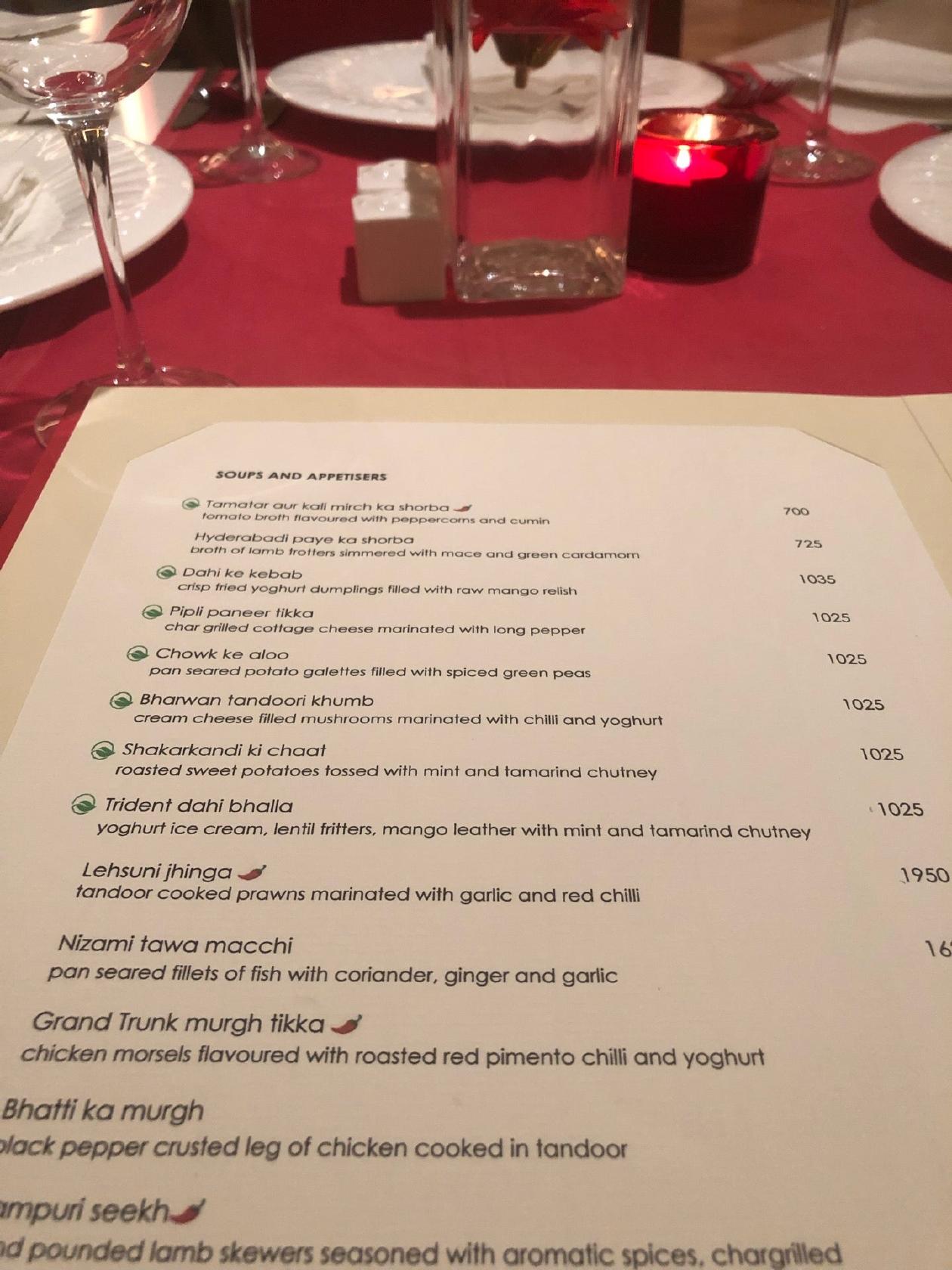 Menu at Maya, Mumbai, G Block C - 56 1st Floor Bandra Kurla Complex Road