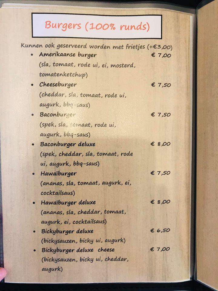 Menu at effe anders helchteren, Houthalen-Helchteren