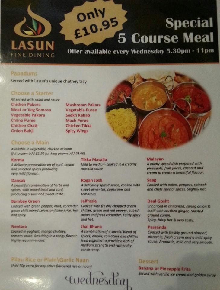 Menu at eatmazing restaurant, Scunthorpe