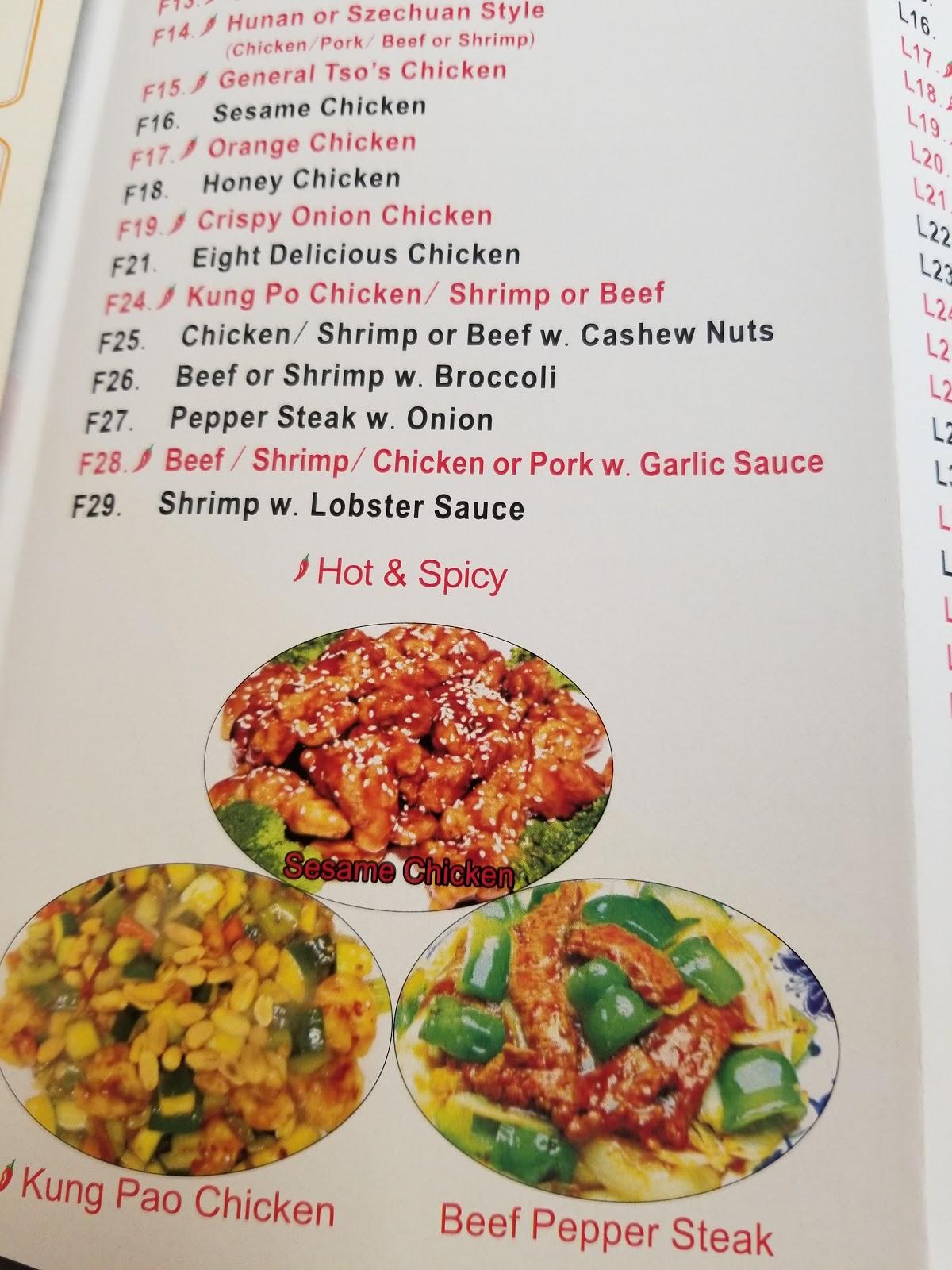 Menu at Lucky Cafe, Gastonia, S New Hope Rd