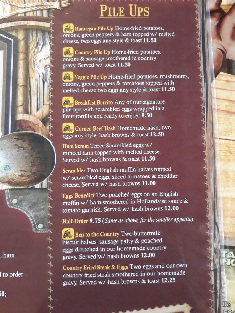 Menu at Rusty Wagon Old Tyme Food pub & bar, Lynden, Hannegan Rd