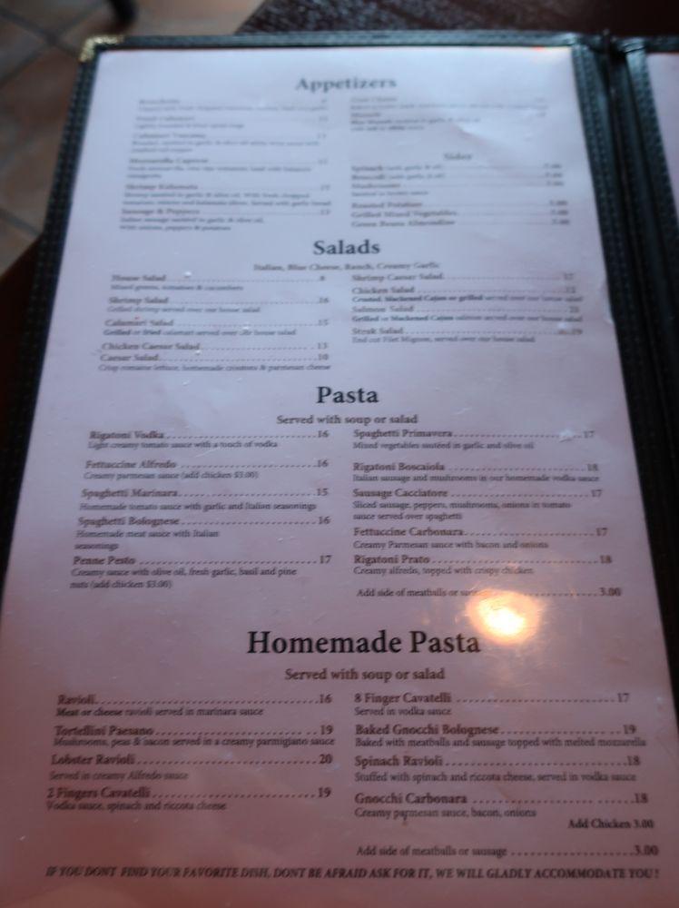 Menu at Toscana Restaurant & Lounge, Arlington Heights, W Central Rd