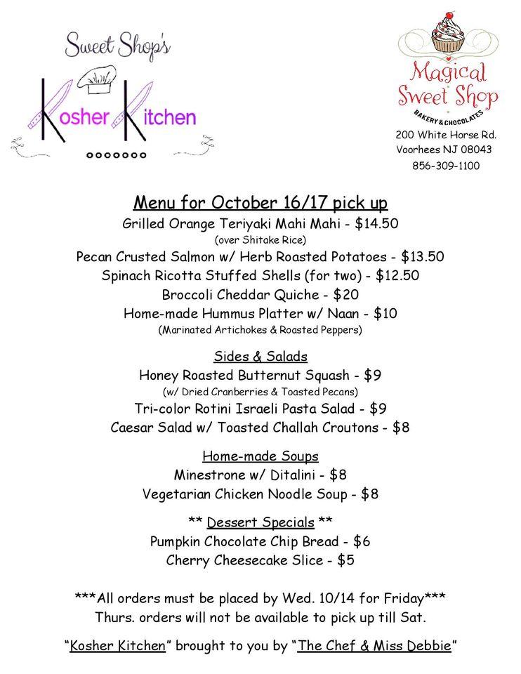 Menu at Magical Sweet Shop desserts, Voorhees Township