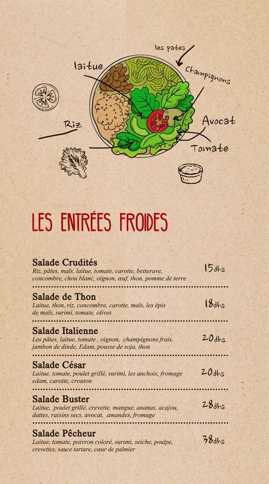 Menu at Snack Better Burger restaurant, Agadir