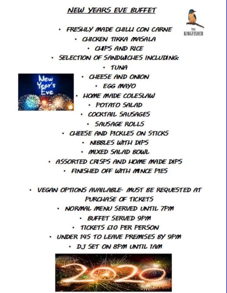 Menu at THE KINGFISHER pub & bar, Freckleton