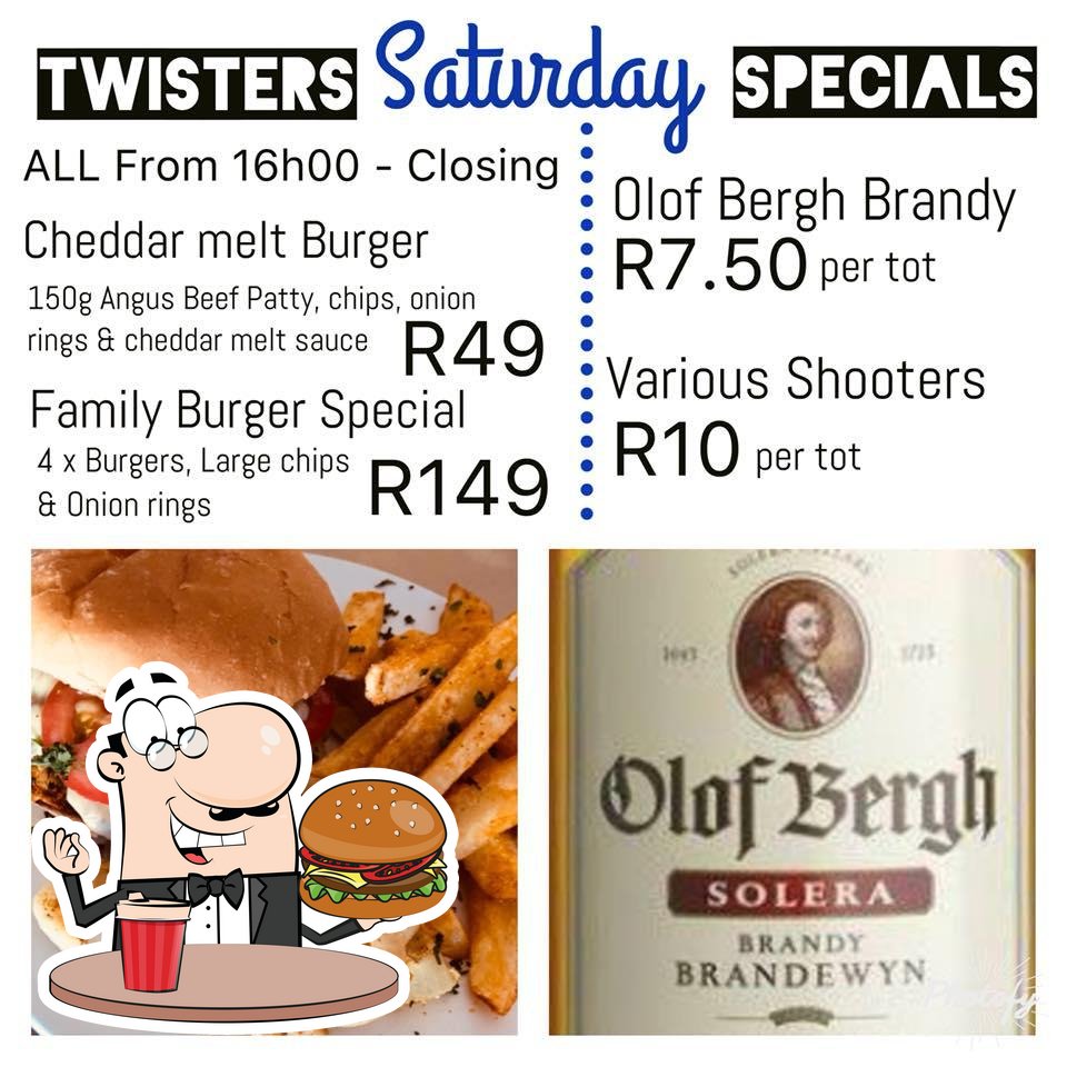 Twisters, Humansdorp - Restaurant menu, prices and reviews