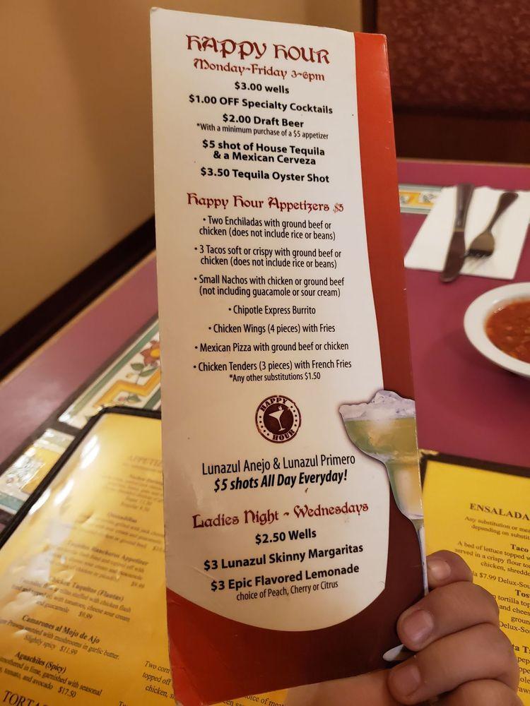 Menu at Casa Durango restaurant, Burien, 1st Ave S