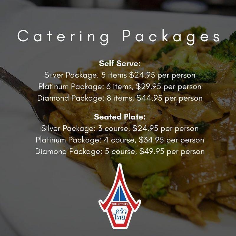 Menu at Thai Kitchen restaurant, Baton Rouge, Concord Ave
