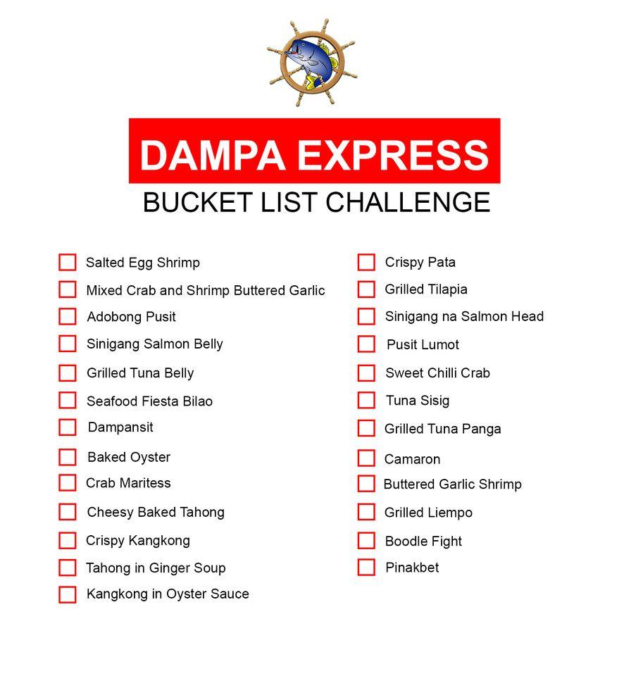 Menu at Dampa Express - Kamias restaurant, Quezon City