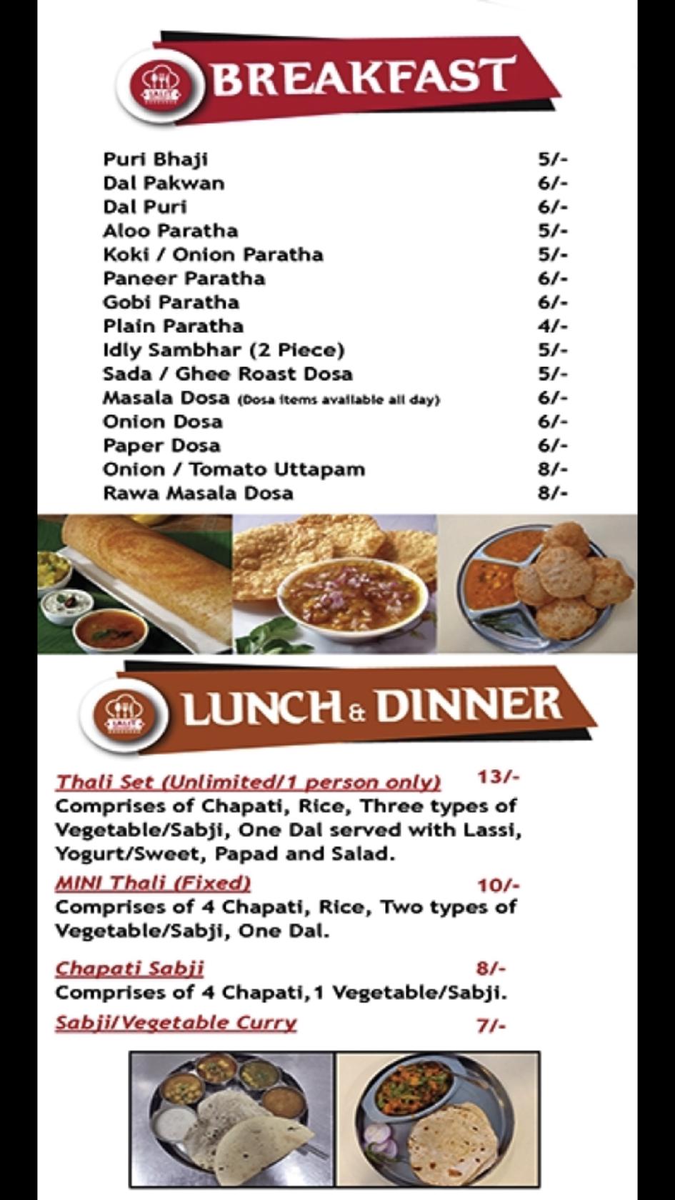 Menu at Lalit Restaurant LLC, Sharjah