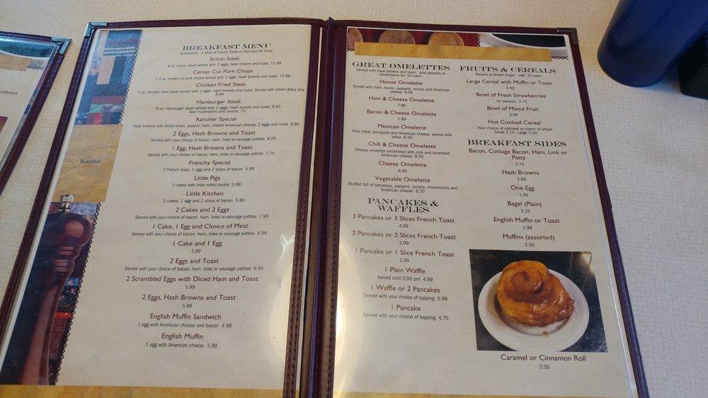 Menu at Little Cottage Café cafe, Bismarck