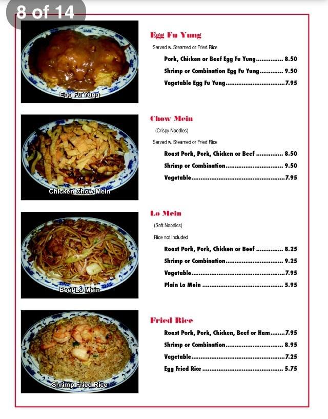 Menu at Tea Palace restaurant, Pueblo, 46 E Dunlap Dr