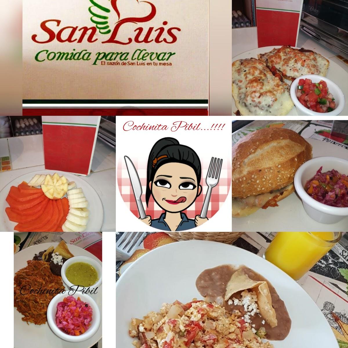 Menu at The Snacks By San Luis restaurant, Mexico