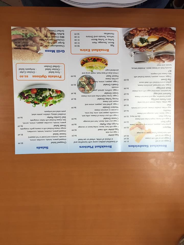 Menu at Sky Convenience & Deli, New York City