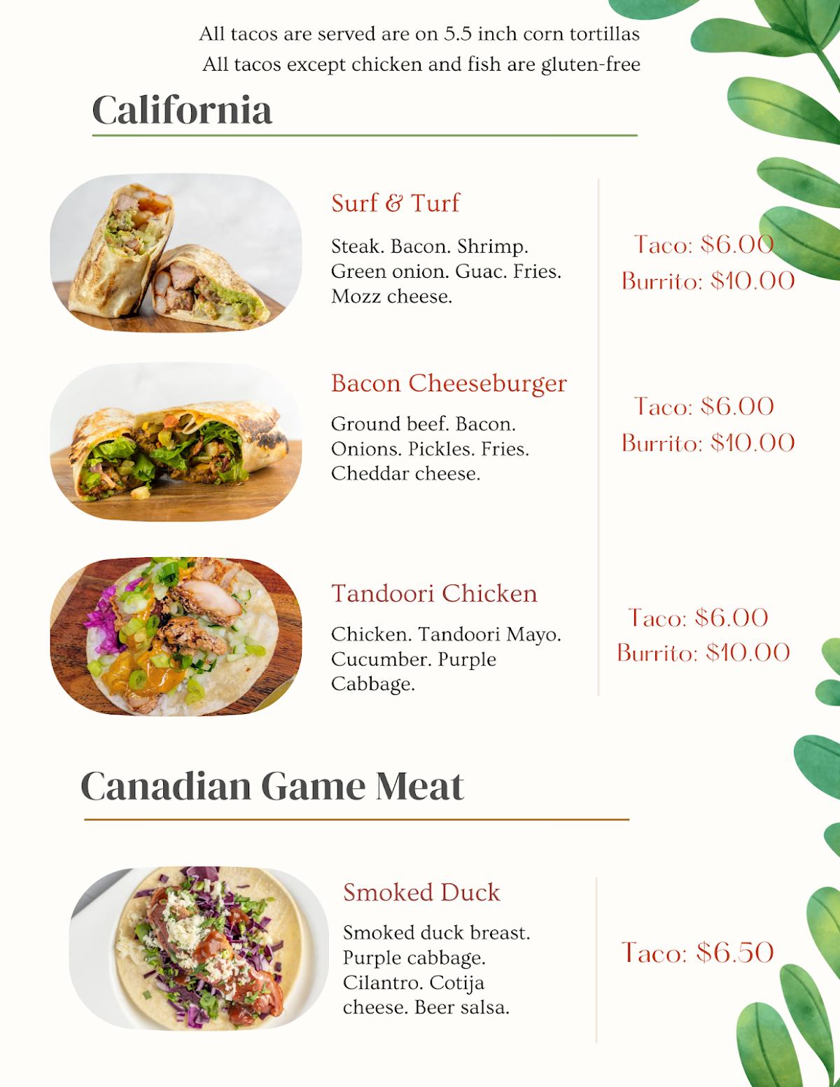 Menu at Moonlight Lounge Event Venue pub & bar, Toronto