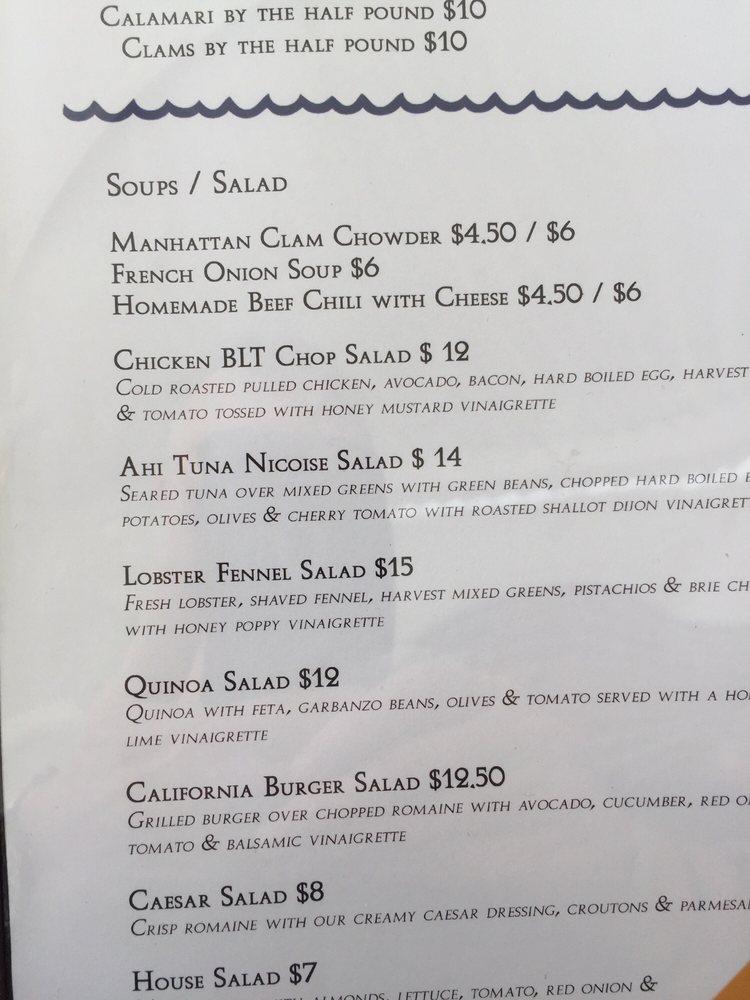 Menu at Half Moon Point Tavern & Grill pub & bar, Point Pleasant