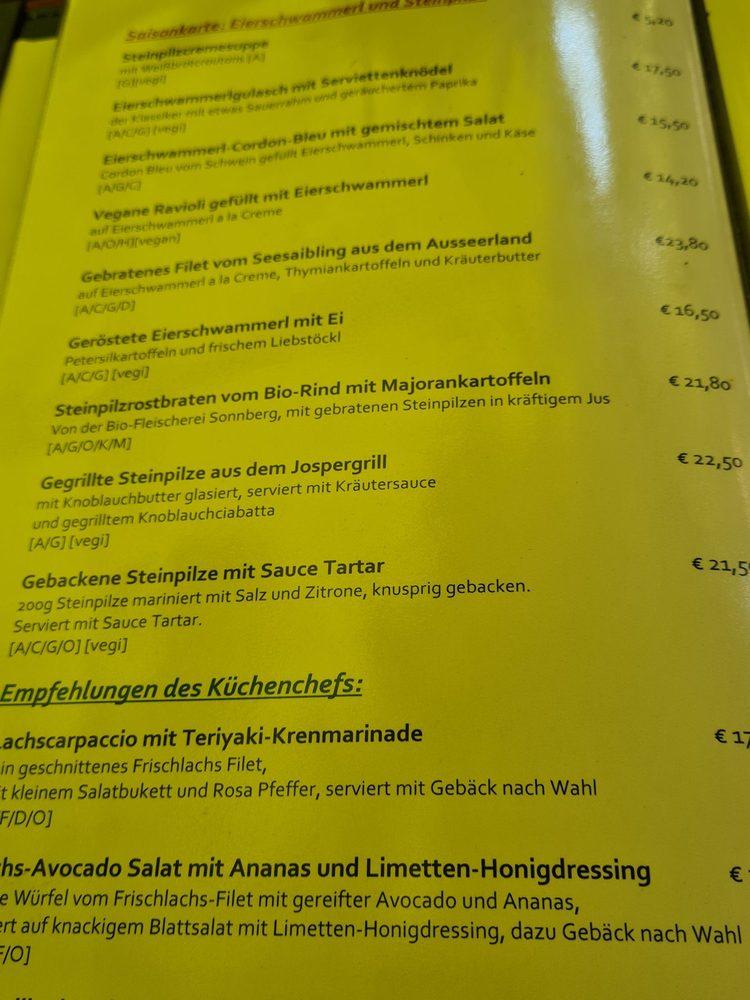 Speisekarte von Klein Steiermark restaurant, Wien