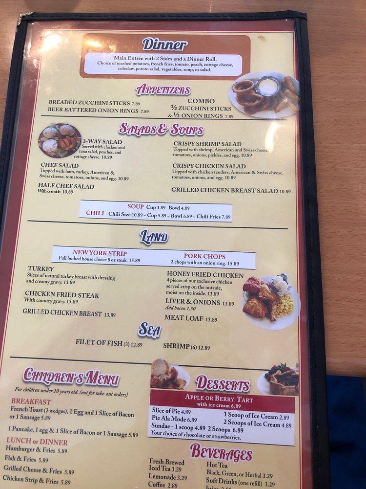 Menu at Sun City Family Restaurant, Menifee