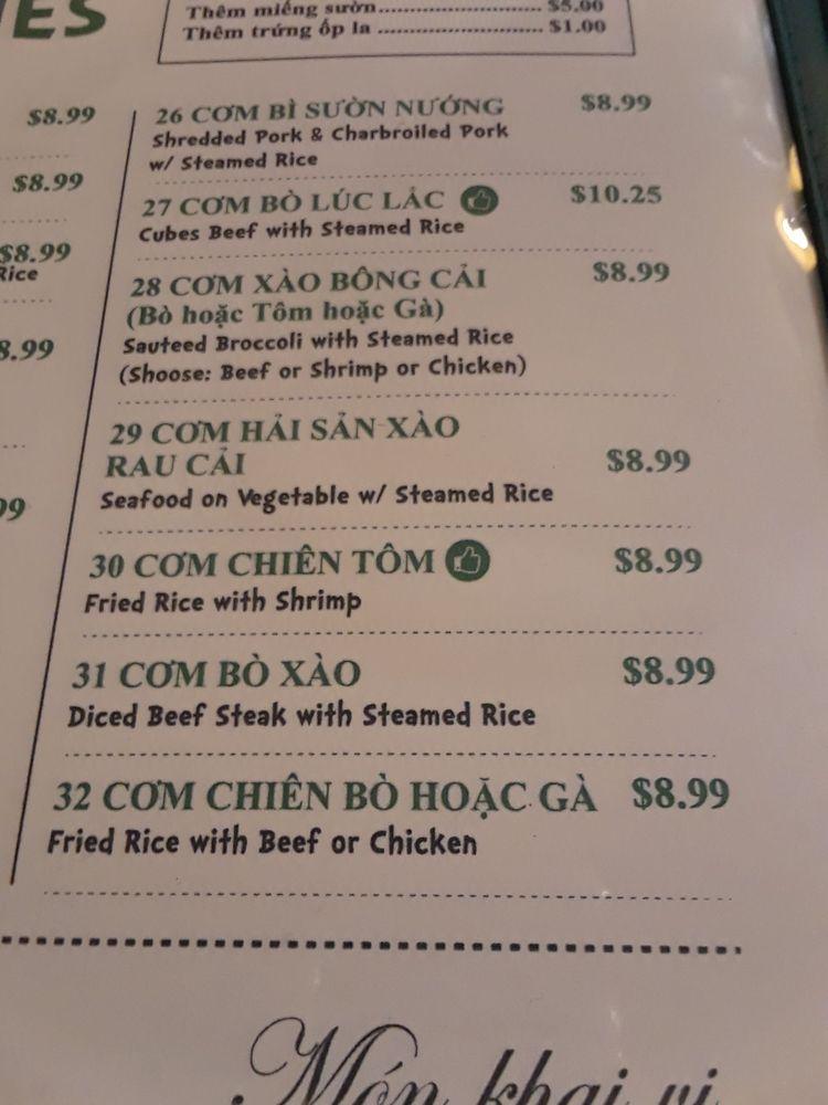 Menu at Pho 45 - La Mirada restaurant, La Mirada, La Mirada Blvd