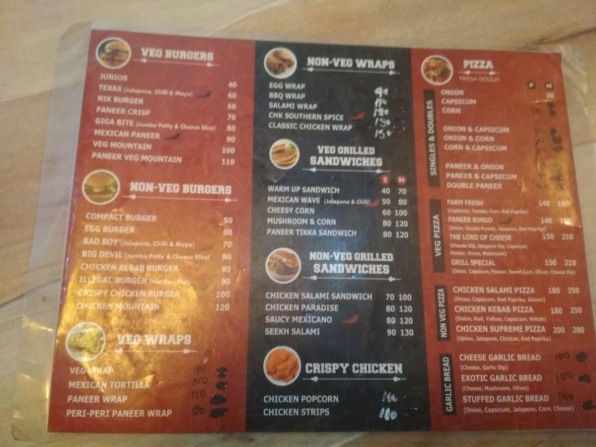 Menu at GRILL MASTERS, Shahbaad Markanda
