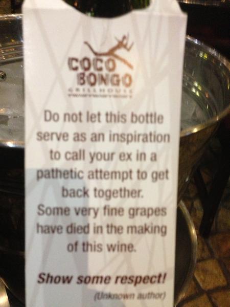 Menu at Coco Bongo Grillhouse steakhouse, Randburg