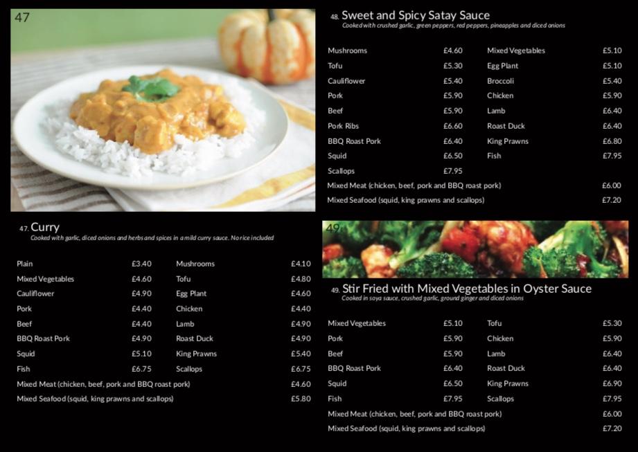 Menu at Chung's Chinese fast food, Hounslow, 13 New Heston Rd