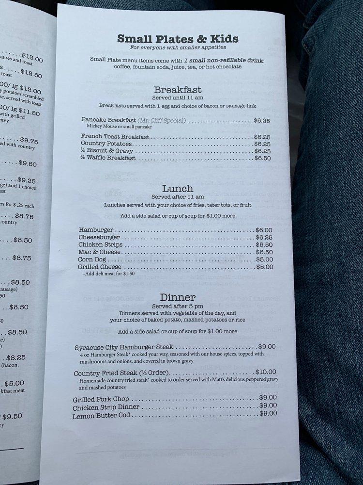 Menu at No Ka Oi Hawaiian Cafe, Jefferson