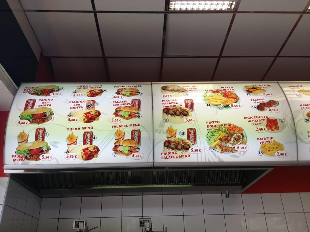 Speisekarte von Marelli Turkish Kebap Pizza, Sesto San Giovanni, Viale ...