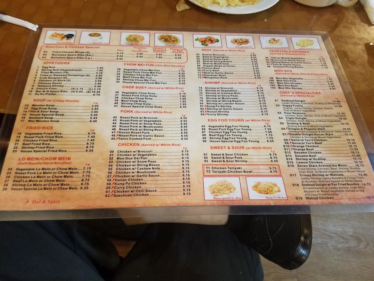 Menu at Li's Garden restaurant, Maricopa