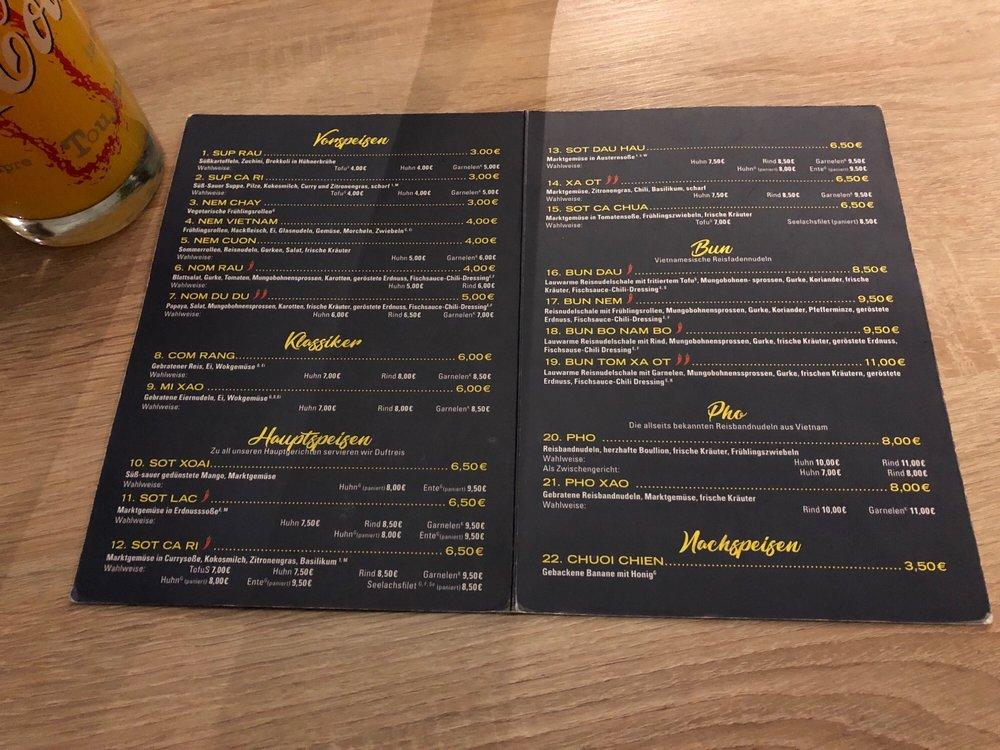 Speisekarte von Sen Kitchen restaurant, Stuttgart