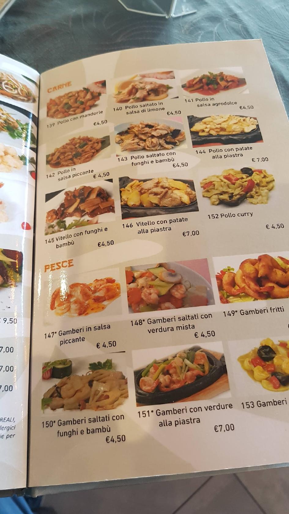 Menu at Kanji Ristorante, Santena