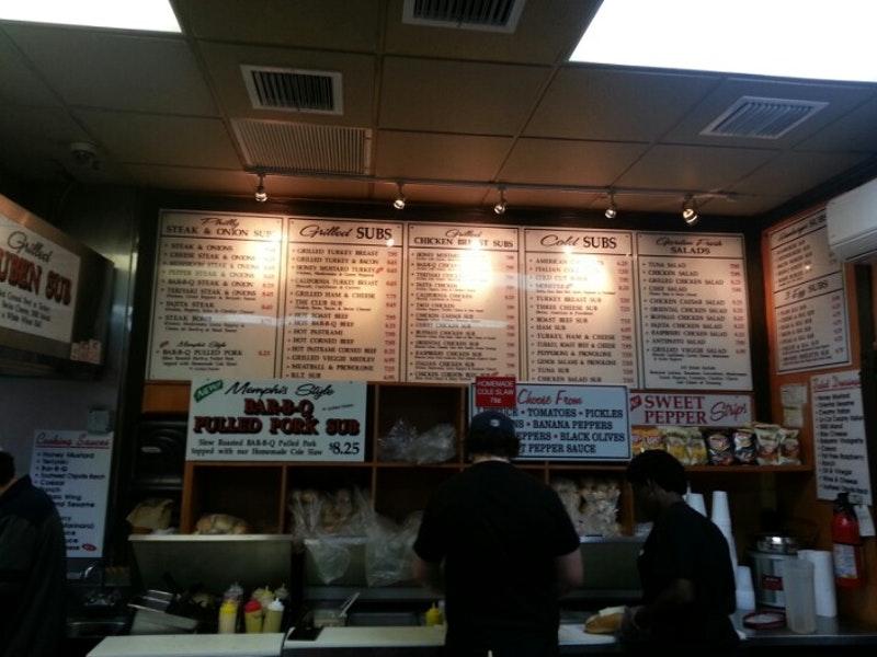 Menu at Hungry Bear Sub Shop fast food, Miami, SW 109th Ct