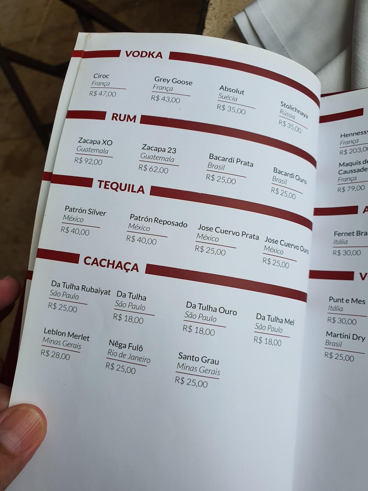 Menu em Rubaiyat Brasília BBQ, Brasília, S/n