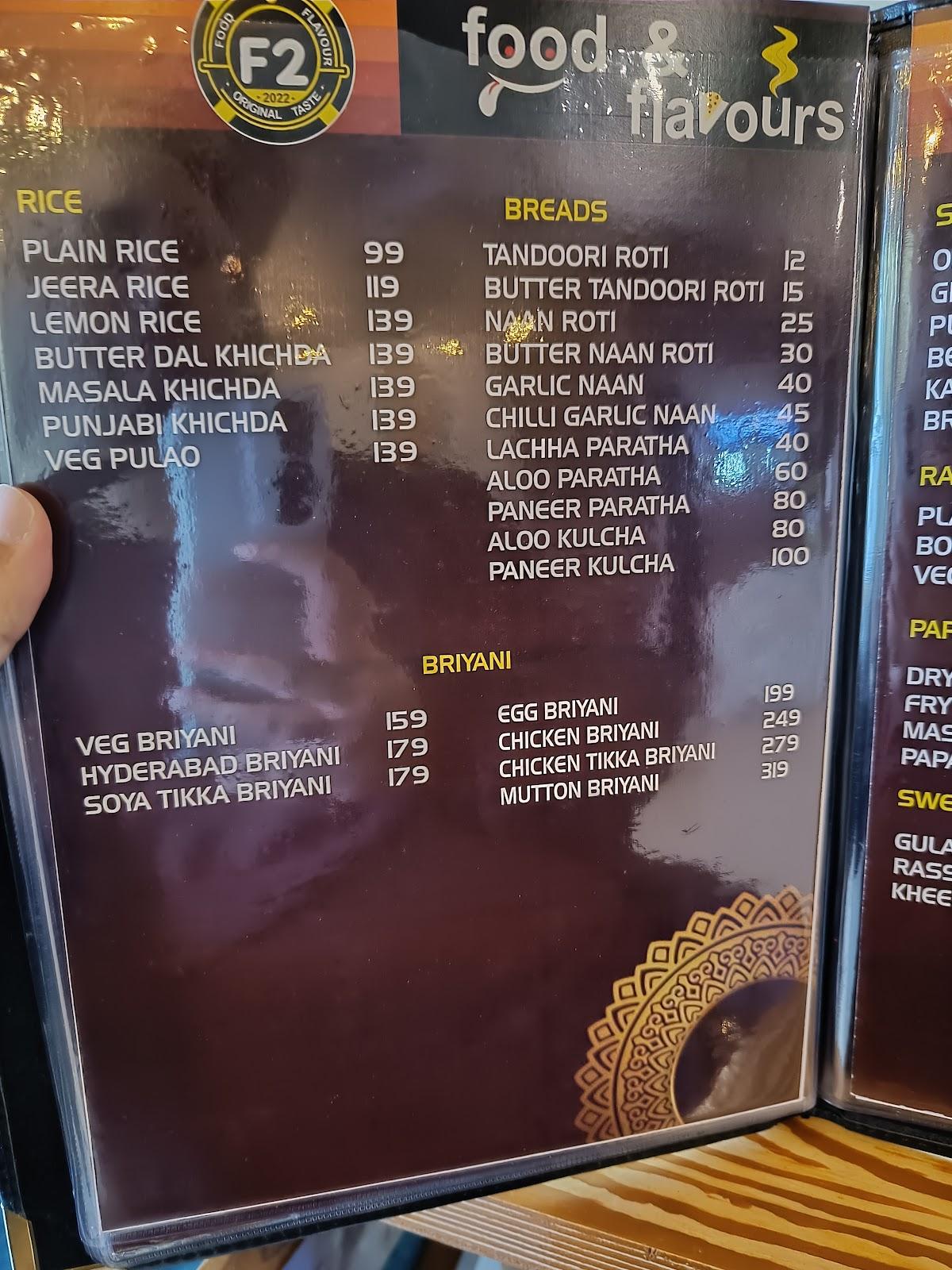 Menu at FOOD & FLAVOURS Cafe & restaurant, Bhopal