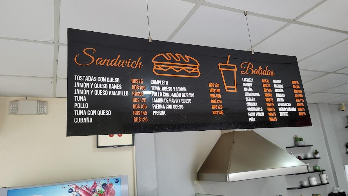 Carta de Cafeteria larisa, La Romana